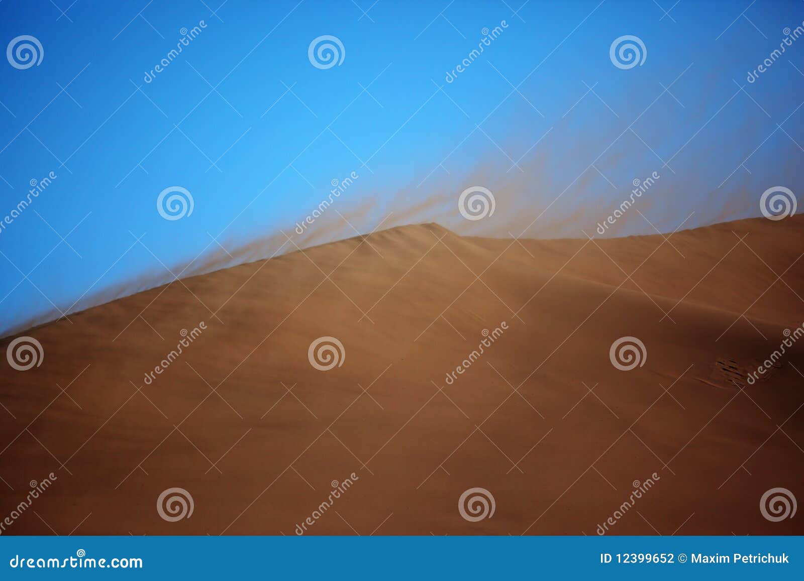 Sand storm in desert stock photo. Image of dusty, landscape - 12399652