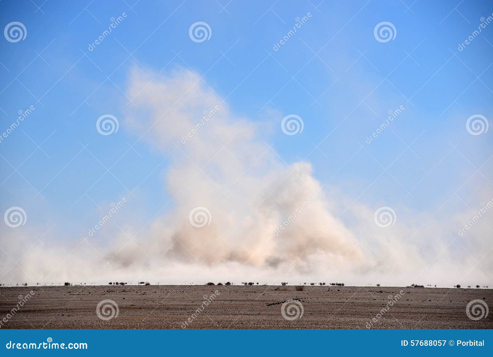 Sand storm stock image. Image of california, weather - 57688057