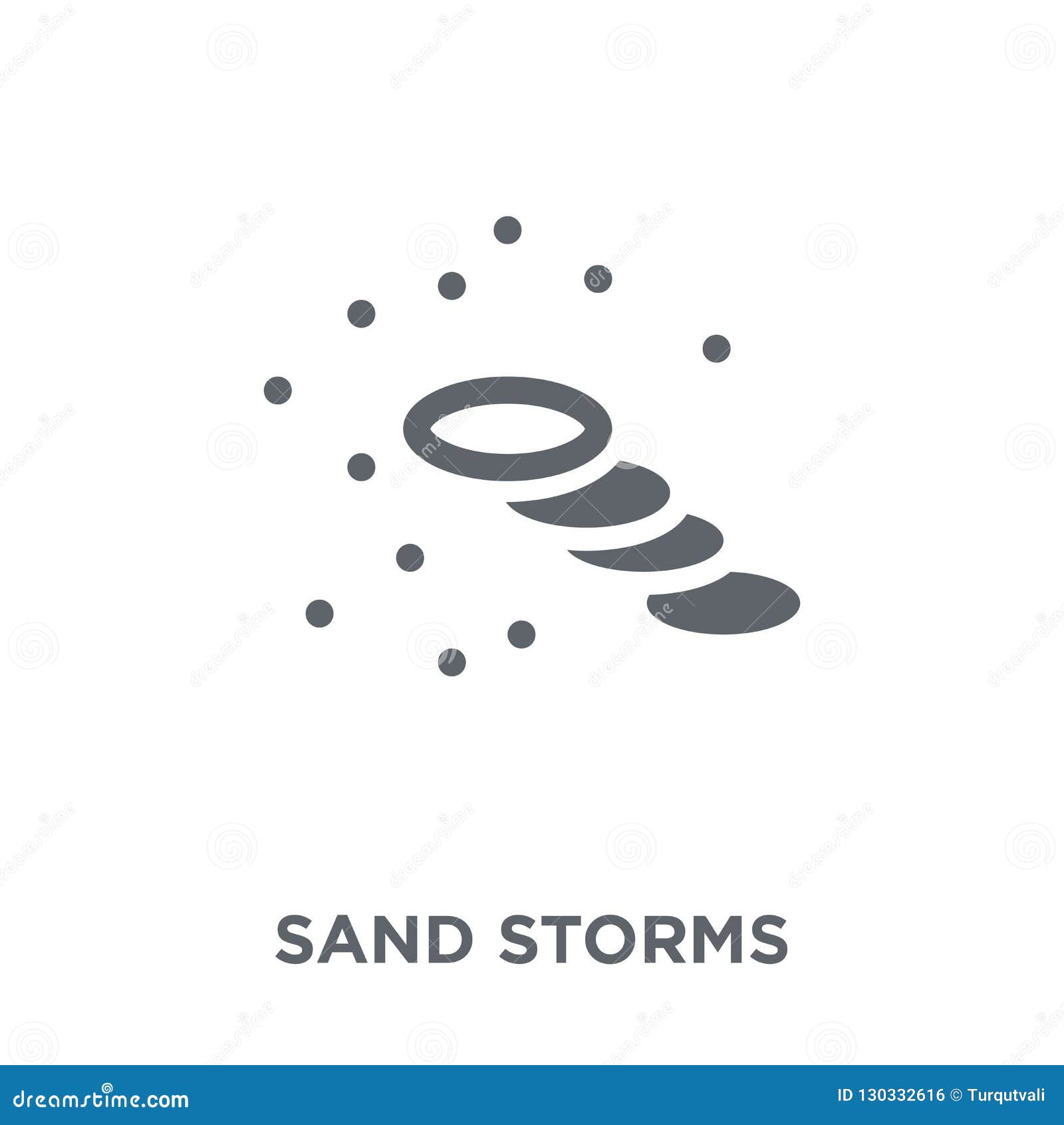 Sand Storms Icon From Weather Collection. Vector Illustration ...