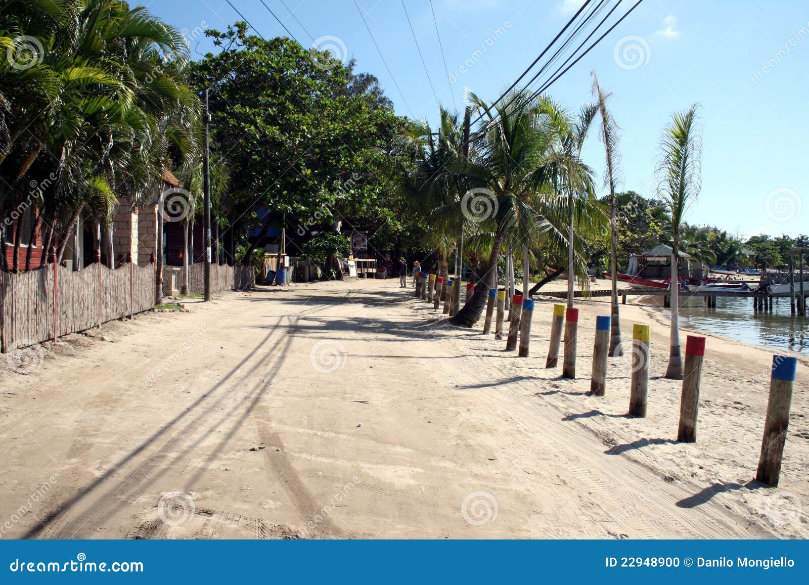 Sand street stock photo. Image of west, tourism, caribbean - 22948900