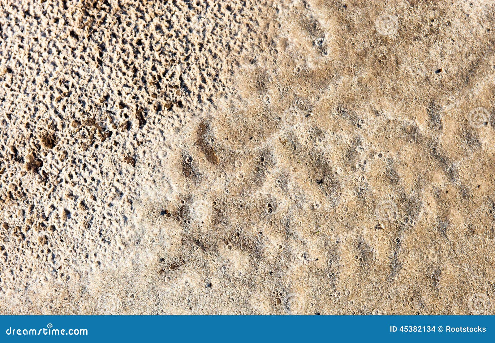 Sand Surface after the Rain Stock Photo - Image of raindrop, drop: 45382134