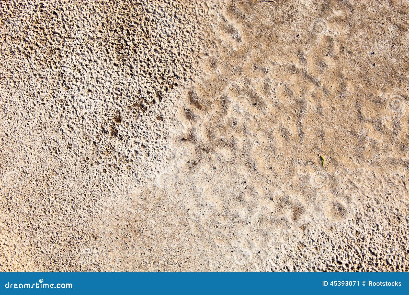 Sand Surface after the Rain Stock Image - Image of barren, ground: 45393071