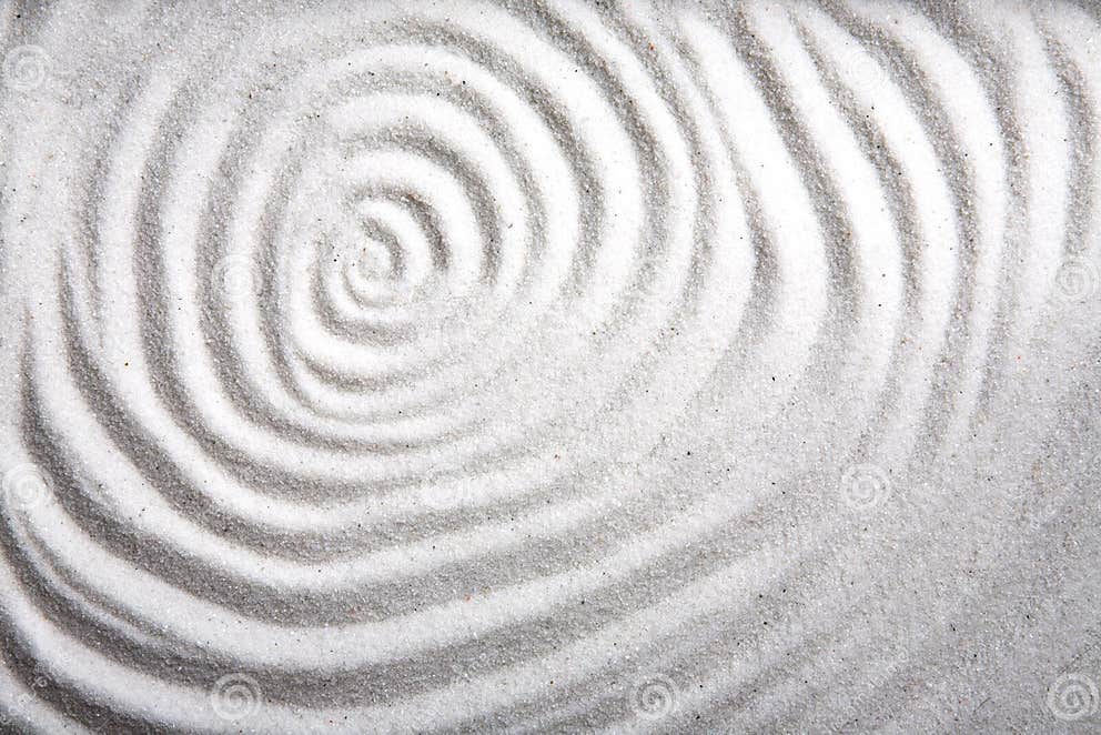 Sand Swirl stock image. Image of background, rake, nature - 6318893
