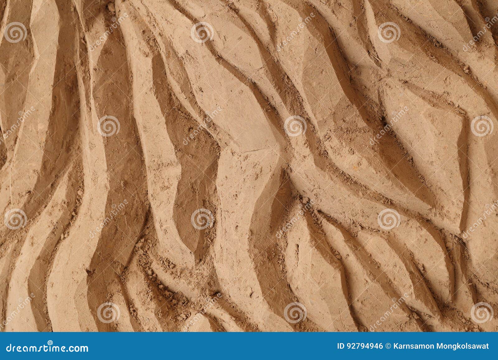 Sand Texture Background with Abstract Line Carved on it Stock Photo ...