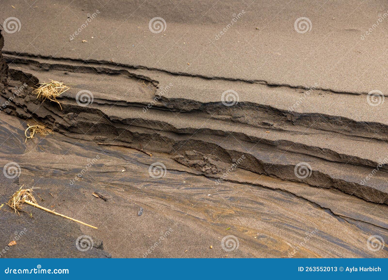 Sand Texture, Black, Atlantic Ocean, Azores Islands Stock Image - Image ...