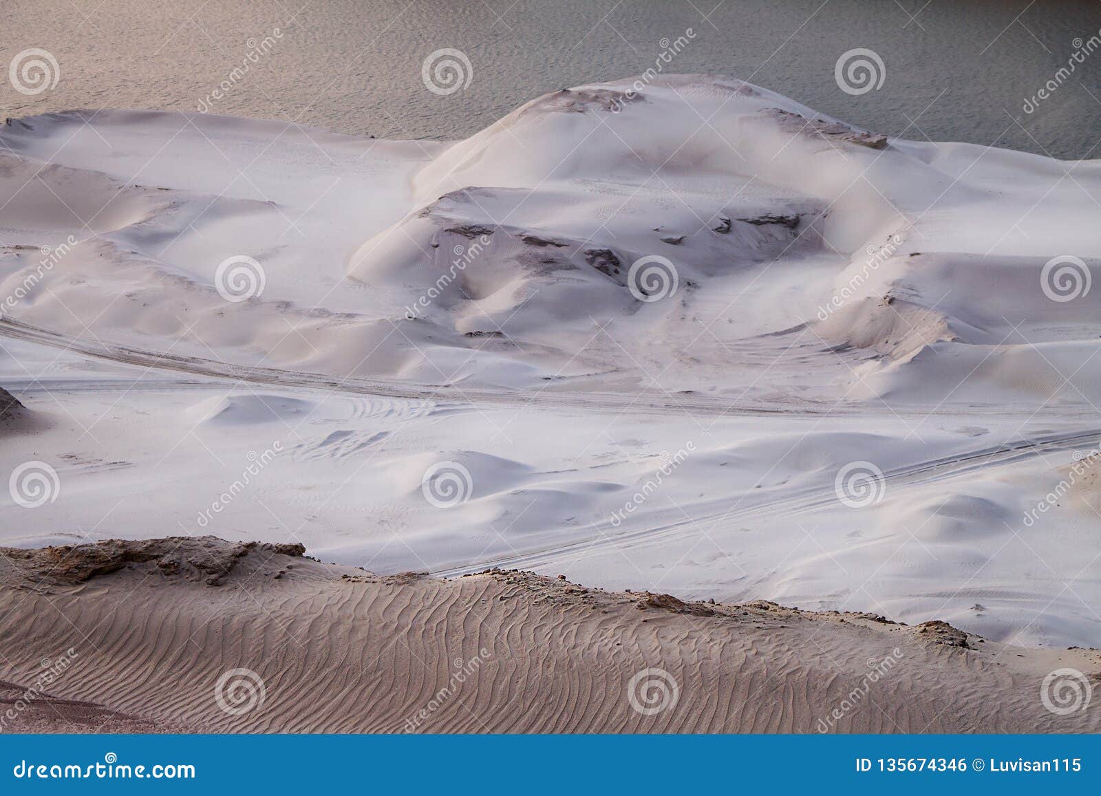 Sand Texture in the Desert. Sand Waves Stock Photo - Image of beach ...
