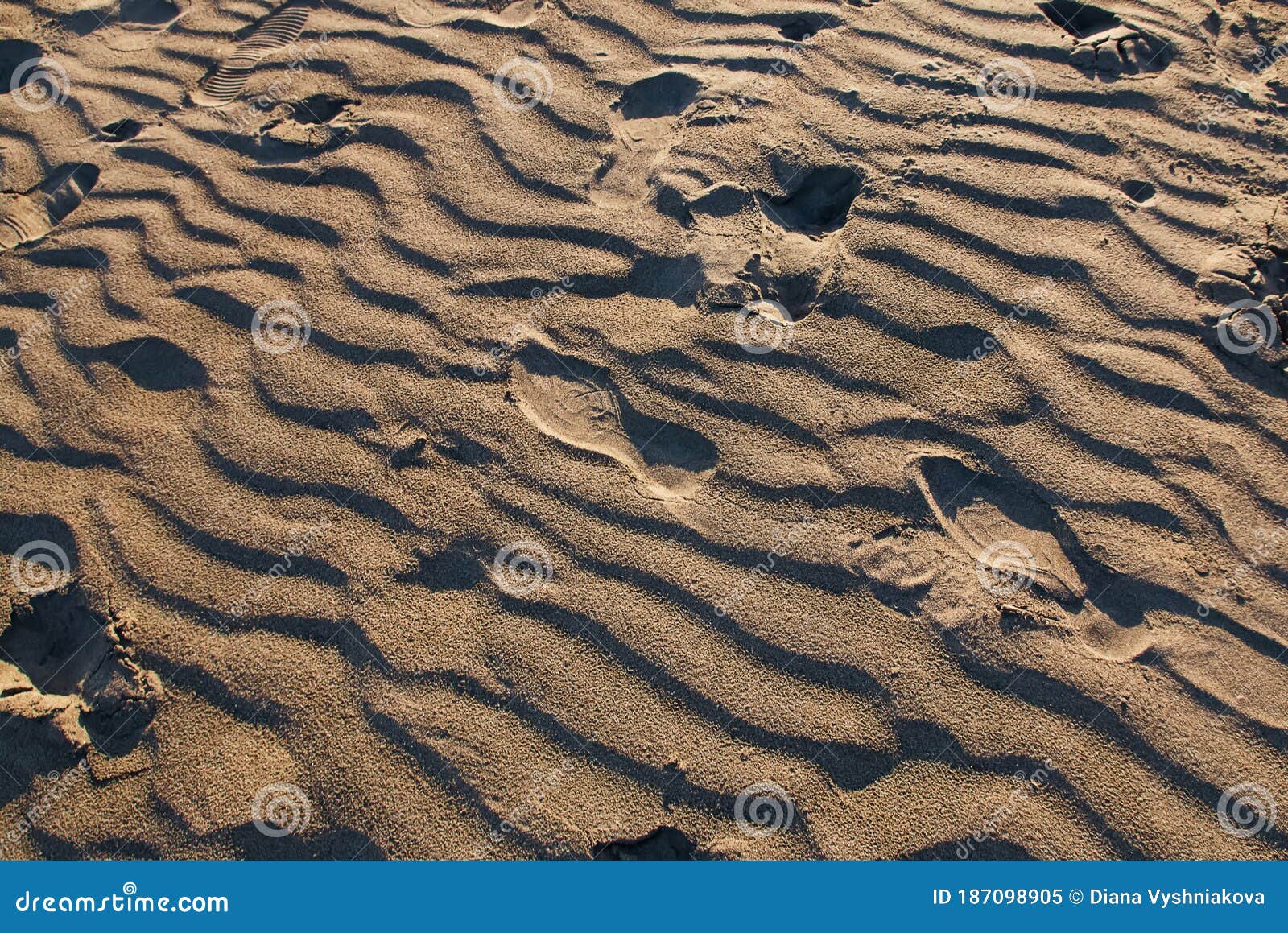 Sand Texture with Footprints Close-up Stock Image - Image of sand, walk ...