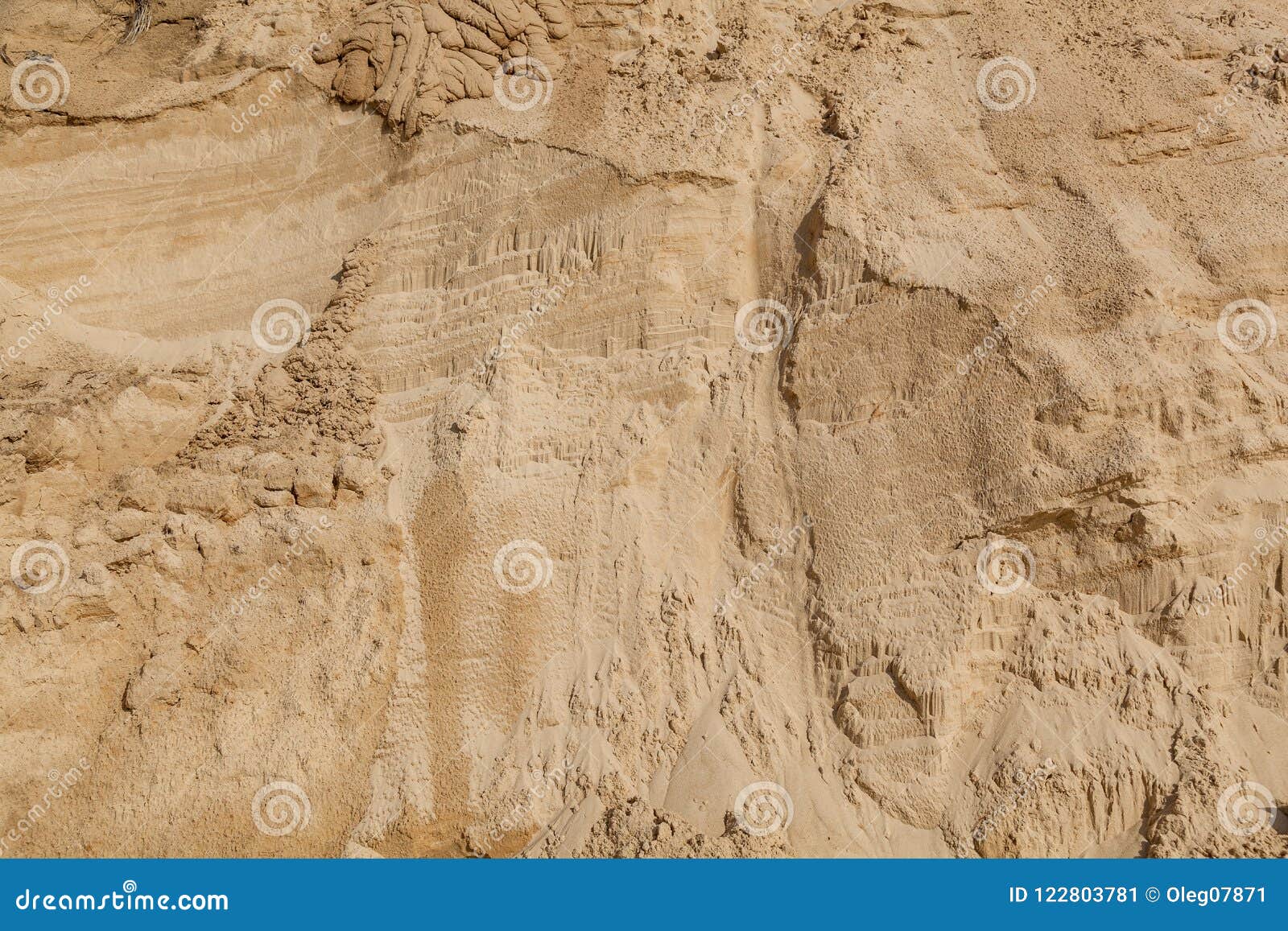 Sand texture after rain stock image. Image of ocean - 122803781