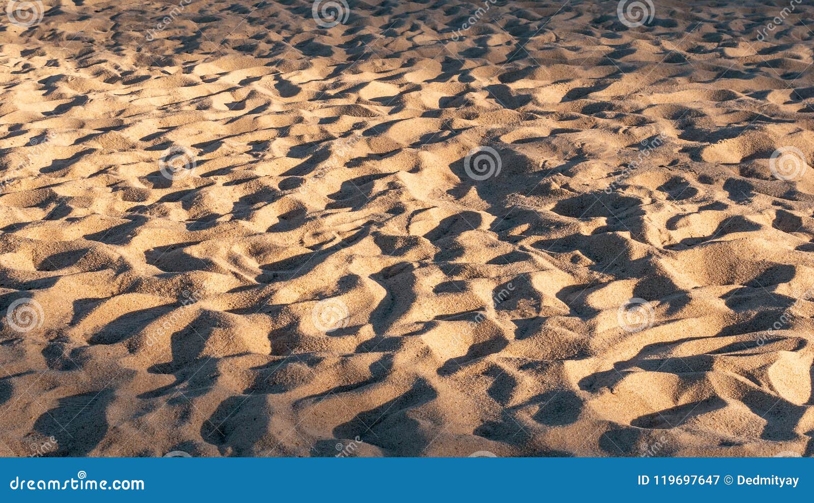Sand Texture with Shadows in Sunset Light. Sandy Beach As Background ...