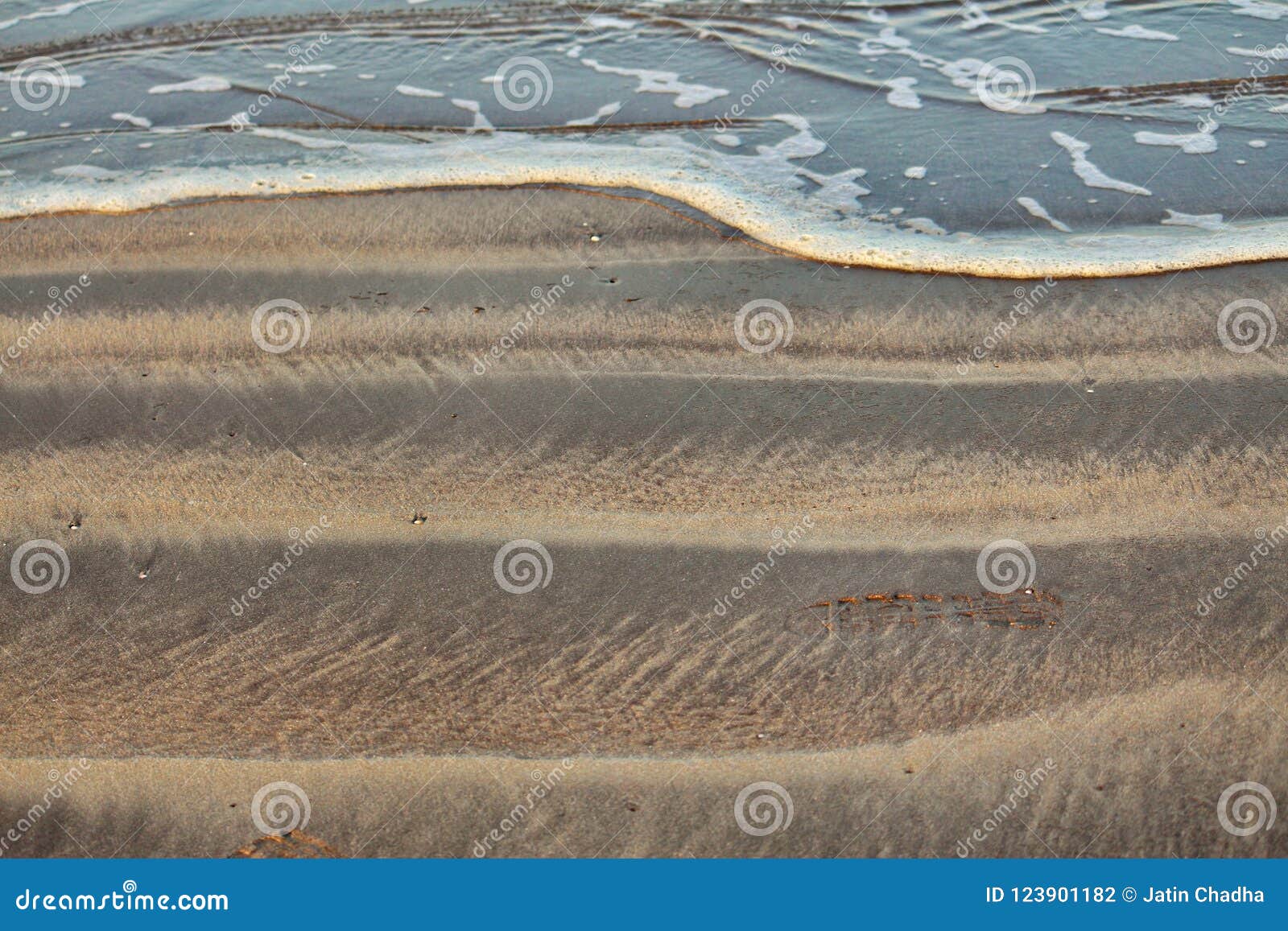 Sand Texture with Waves by the Beach Stock Photo - Image of sand, beach ...