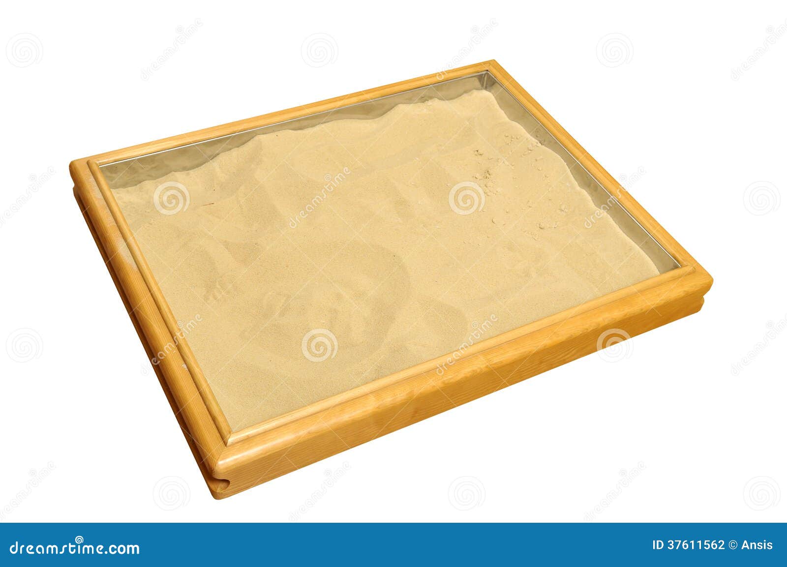 Sand therapy box stock photo. Image of natural, relax - 37611562