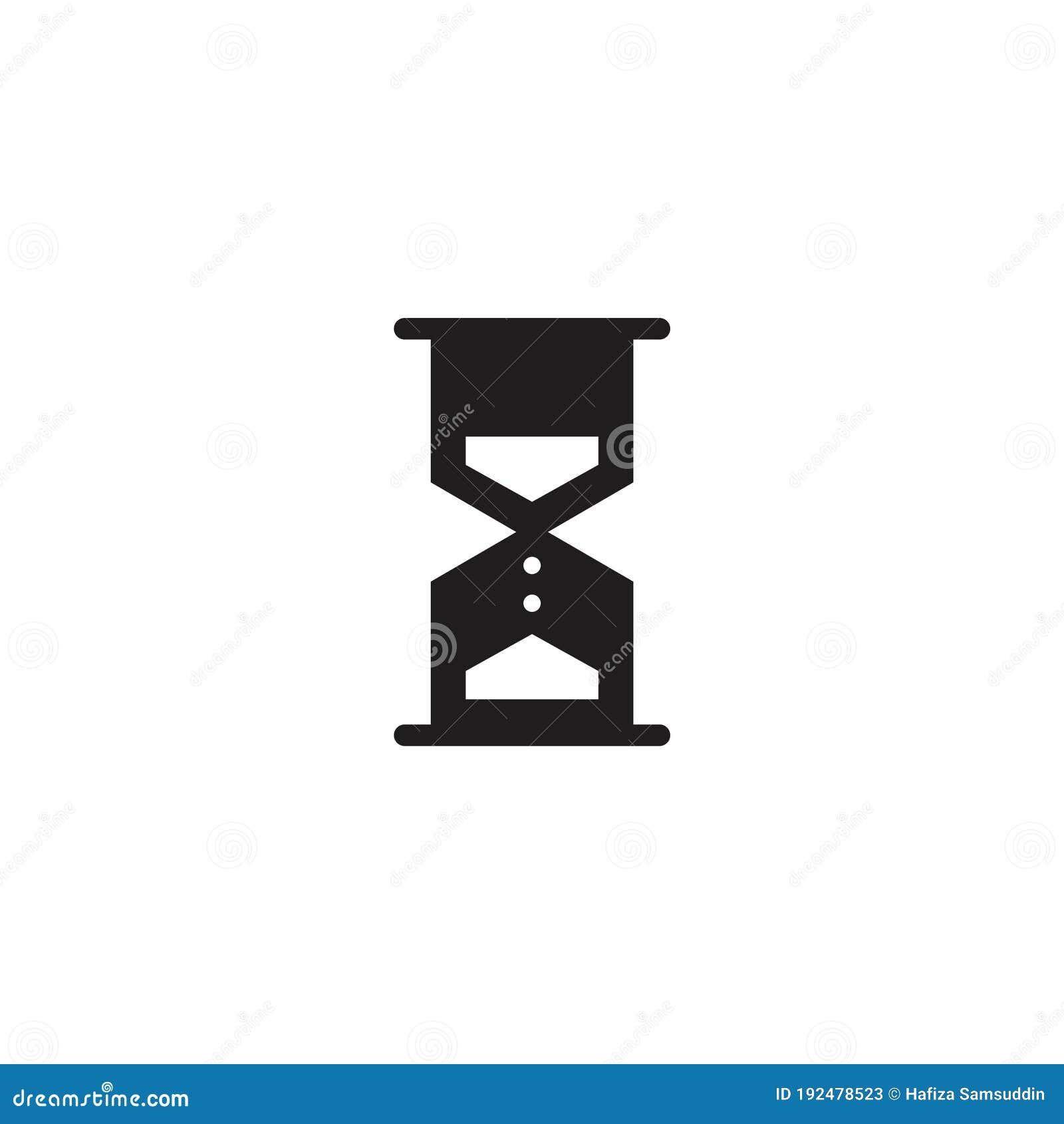 Sand Timer. Vector Illustration Decorative Design Stock Vector ...