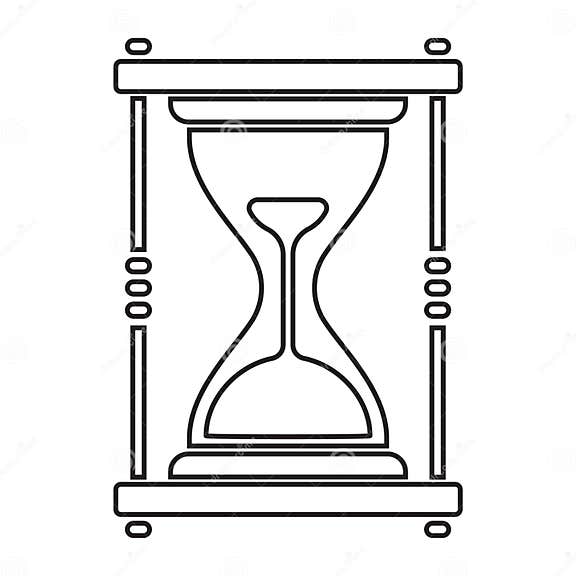 Sand Timer. Vector Illustration Decorative Design Stock Vector ...