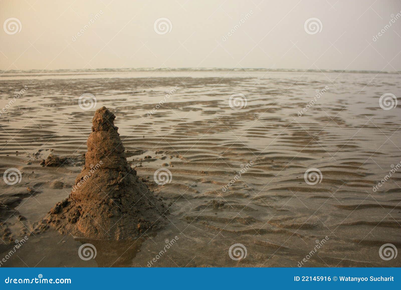 The sand tower stock photo. Image of play, beach, holiday - 22145916