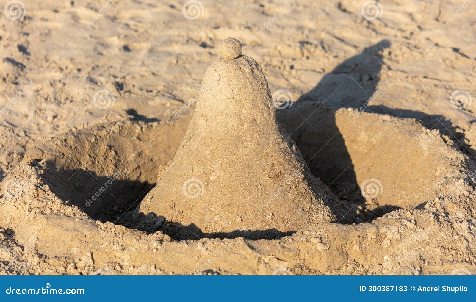Sand Towers on the Seashore Stock Image - Image of coastline ...