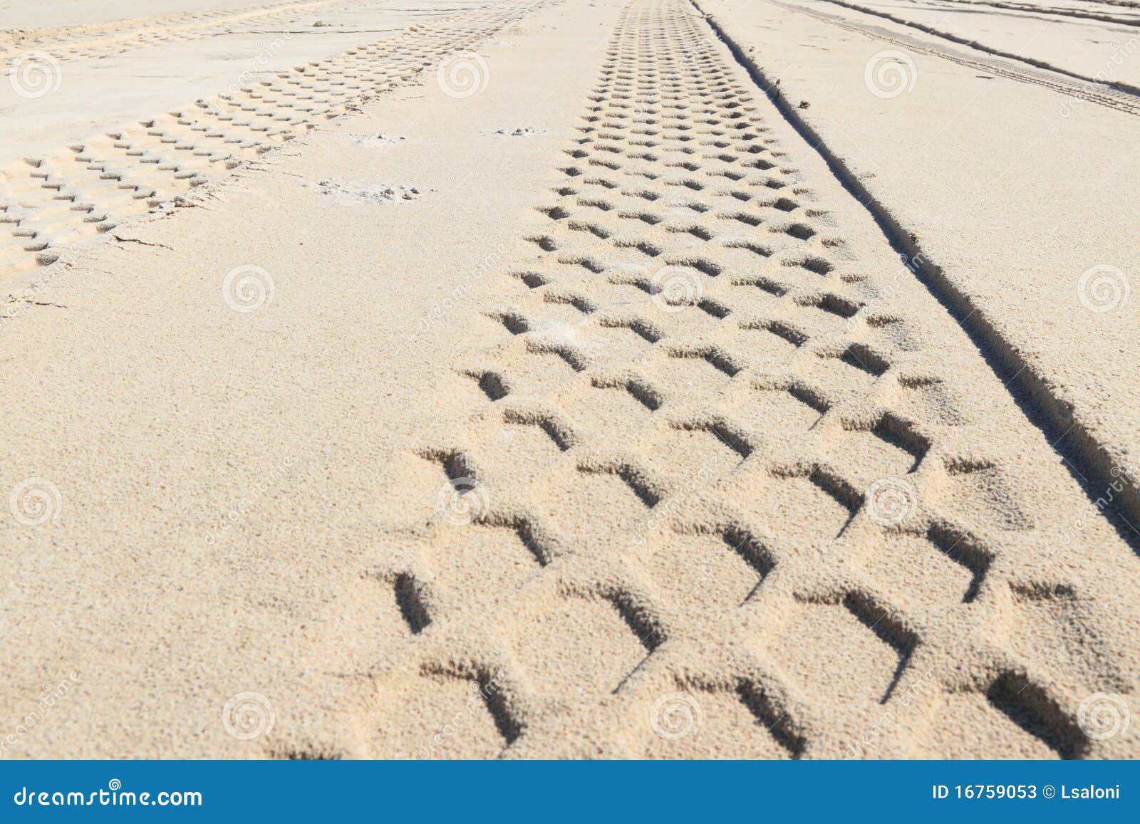 Sand track stock image. Image of beach, tracks, curvilineal - 16759053