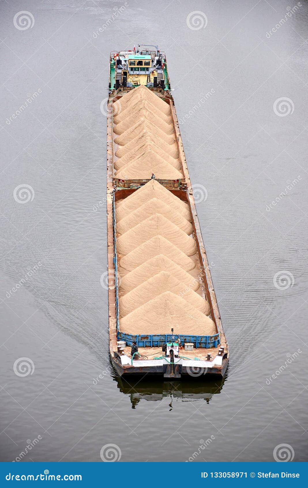 Sand Transport by Boat on River Editorial Photo - Image of delivery ...