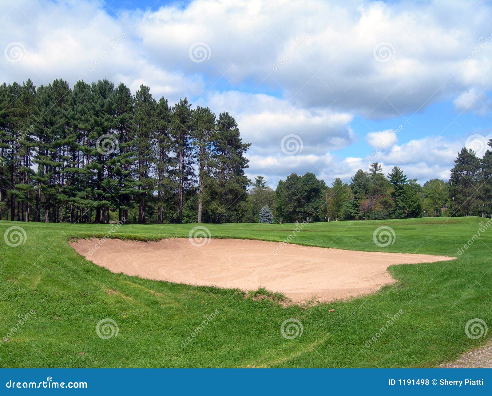Sand Trap stock photo. Image of iron, landscaping, practicing - 1191498