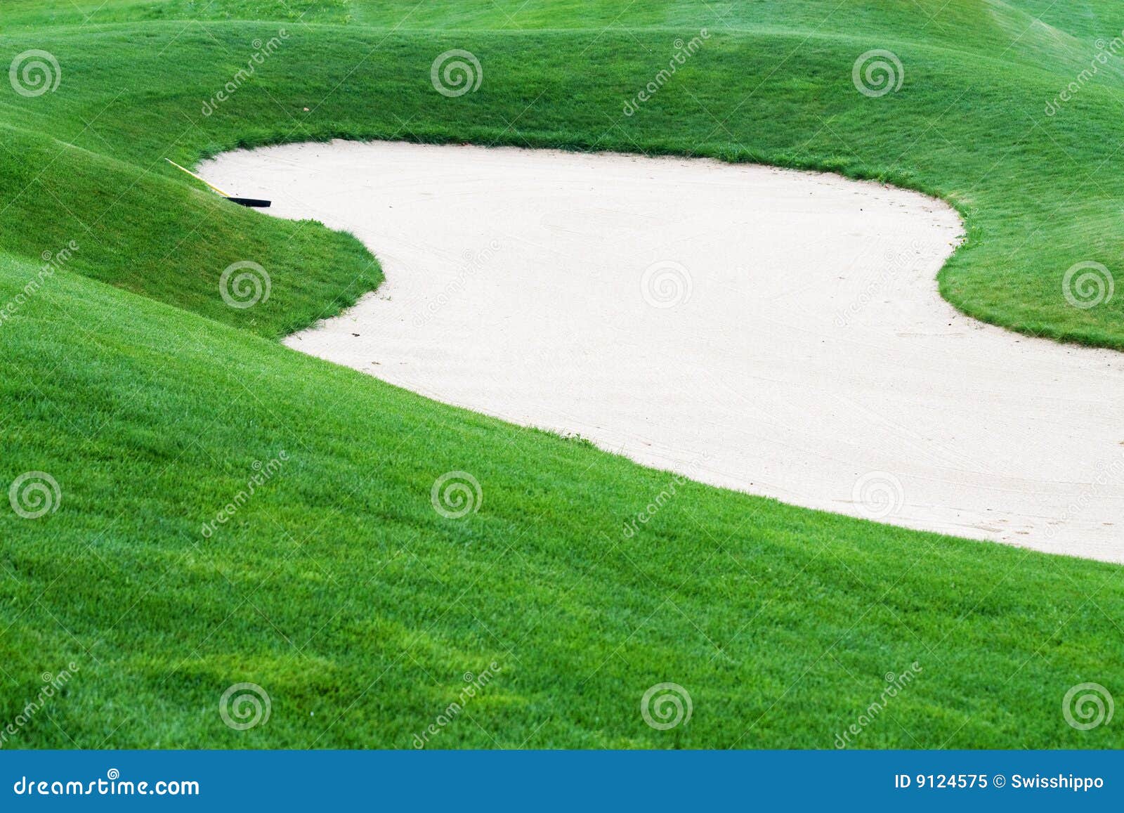 Sand trap stock image. Image of green, holiday, play, game - 9124575