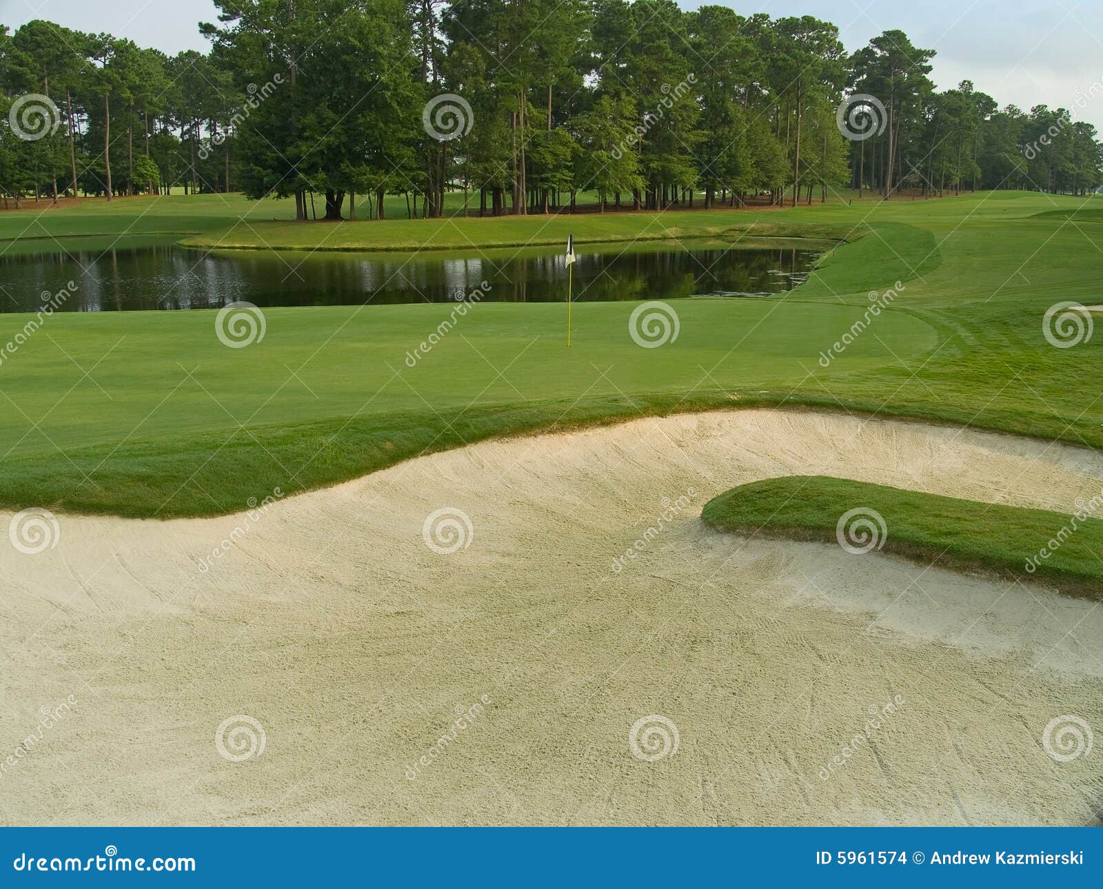 Sand Trap View stock photo. Image of golf, south, walkway - 5961574