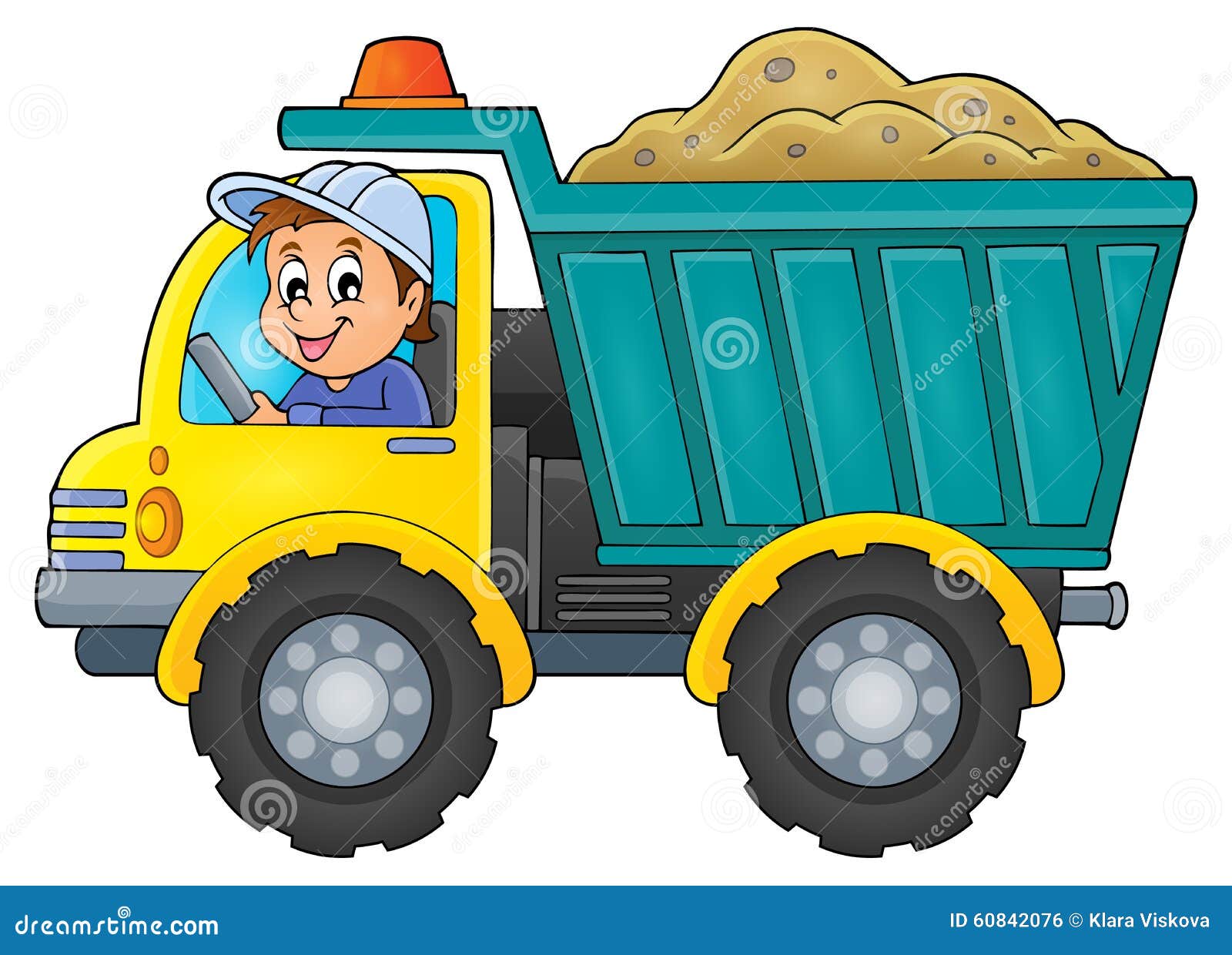 Sand truck theme image 1 stock vector. Illustration of equipment - 60842076