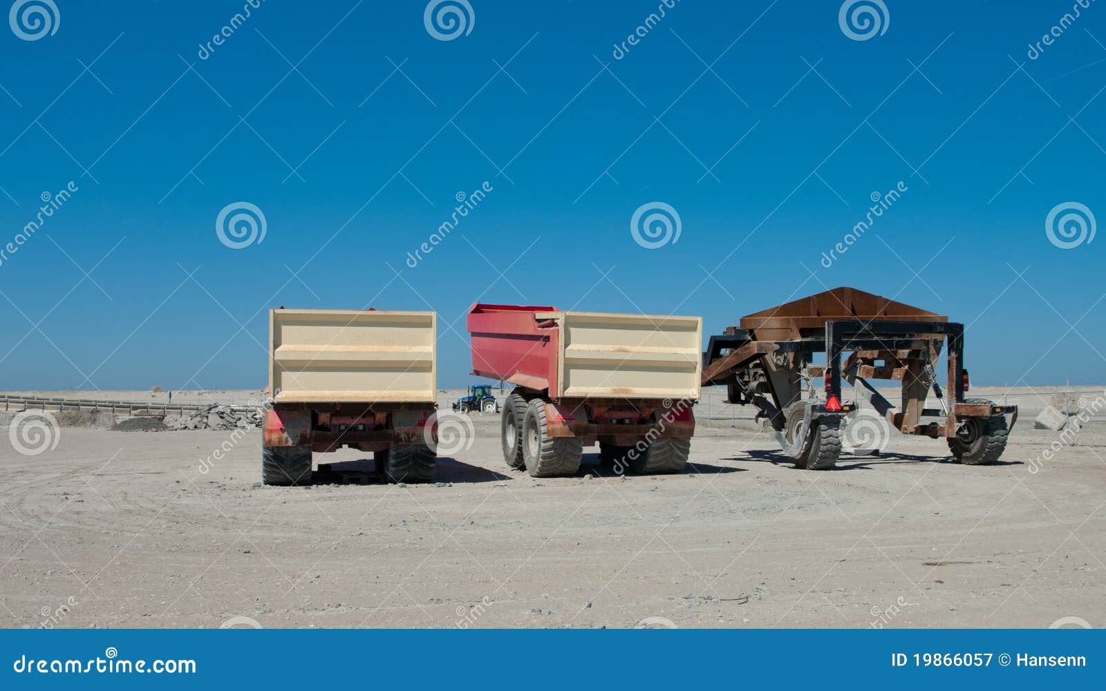 Sand trucks stock image. Image of netherlands, vehicle - 19866057