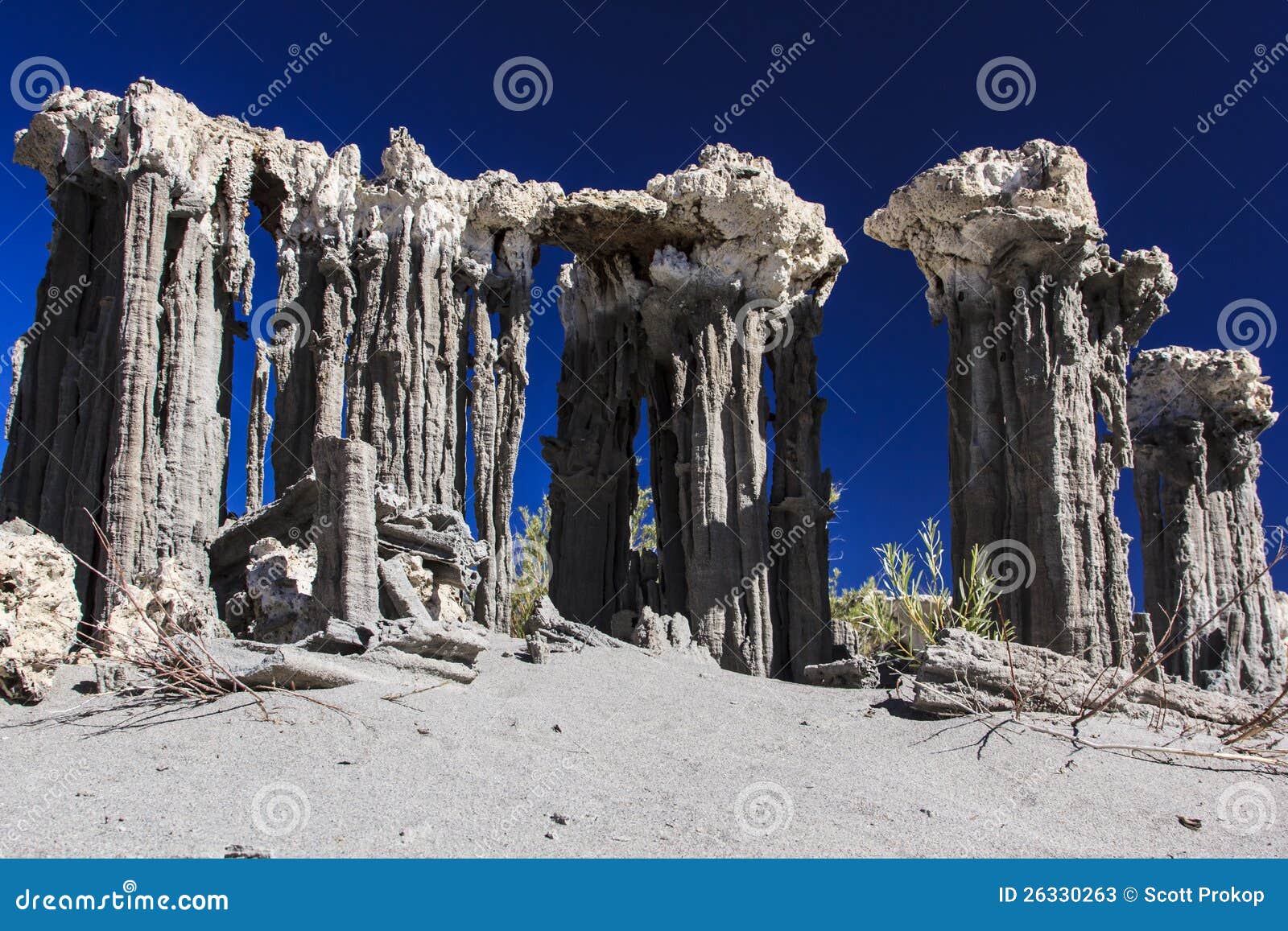 Sand Tufas at Mono Lake stock image. Image of rock, mono - 26330263