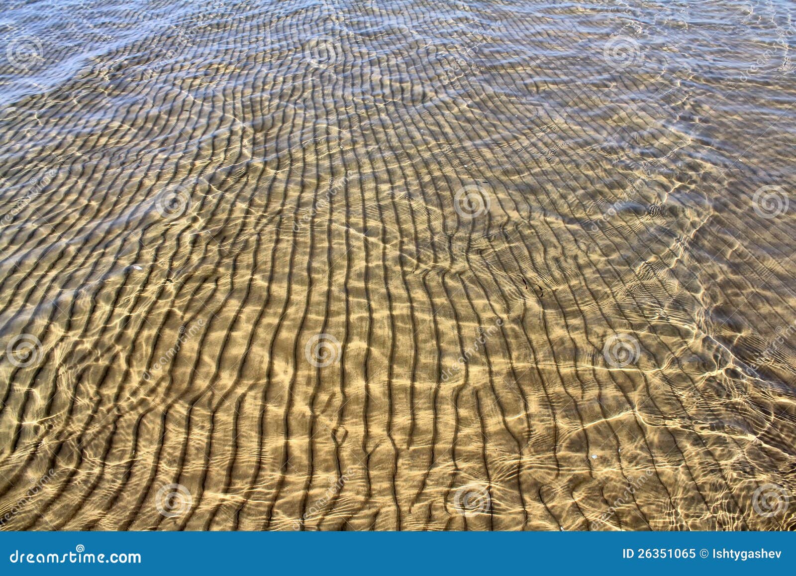 Sand under the water stock image. Image of brown, wave - 26351065