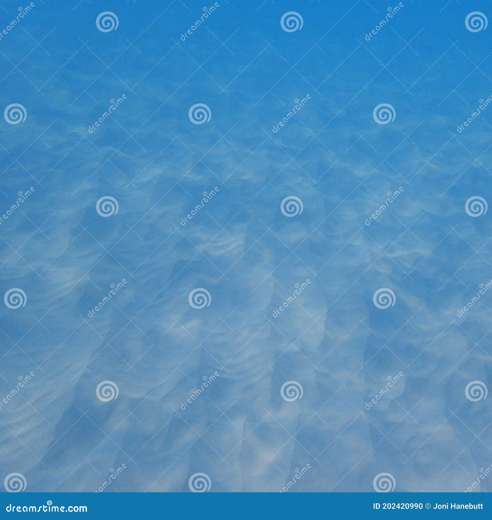 Sand Underwater that the Waves Have Formed a Pattern Stock Photo ...