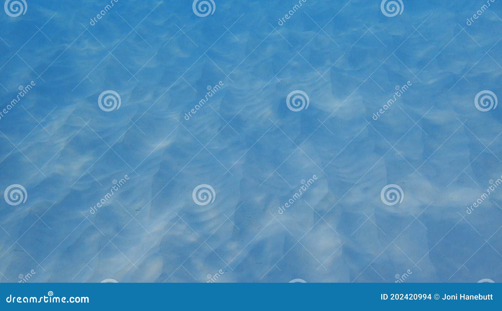 Sand Underwater that the Waves Have Formed a Pattern Stock Photo ...
