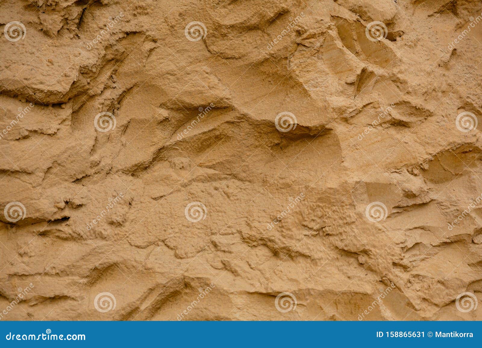 Sand Wall Texture in a Sand Pit Stock Image - Image of wall, soil ...