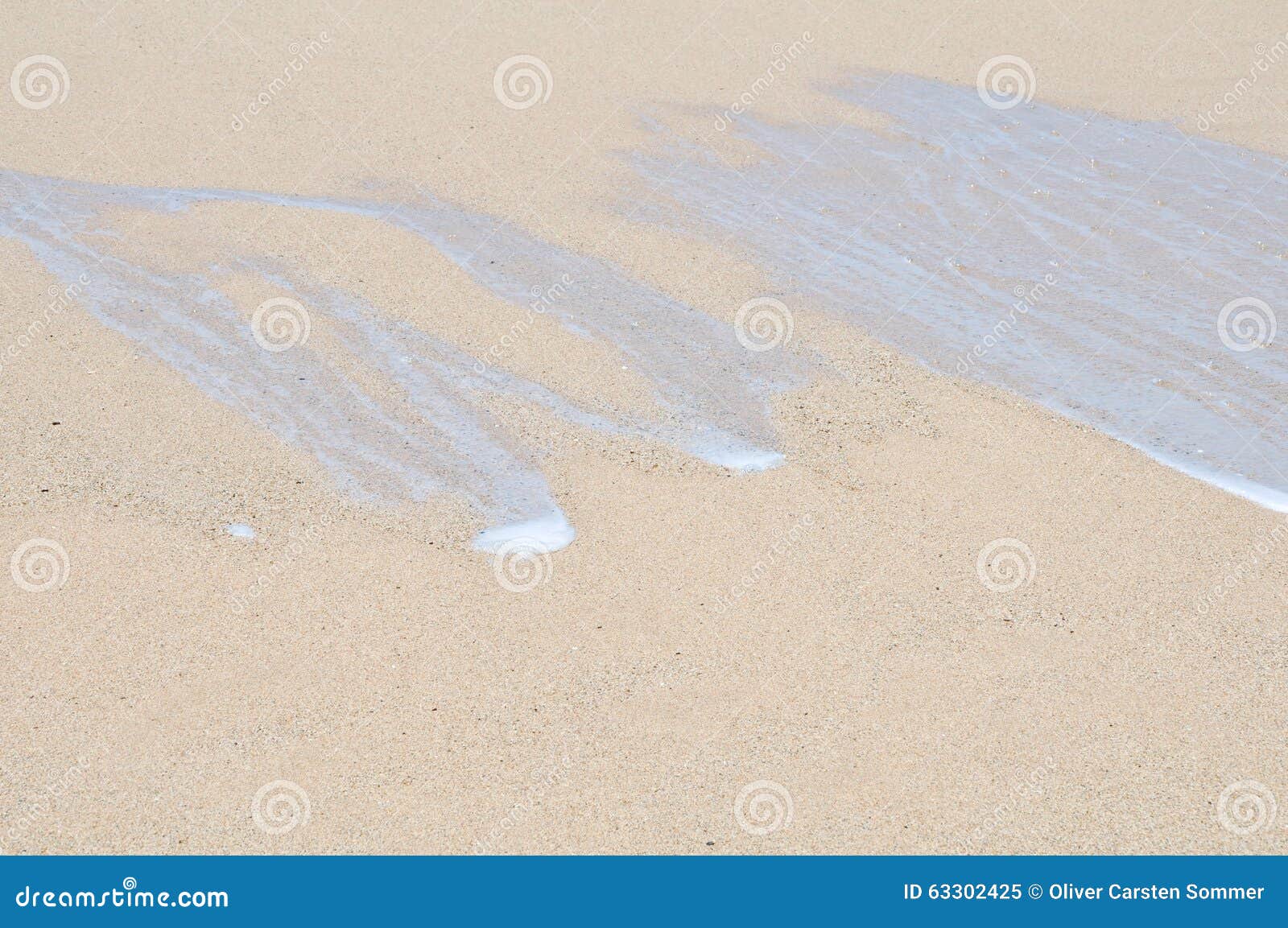 Sand and water stock image. Image of seepage, tropical - 63302425