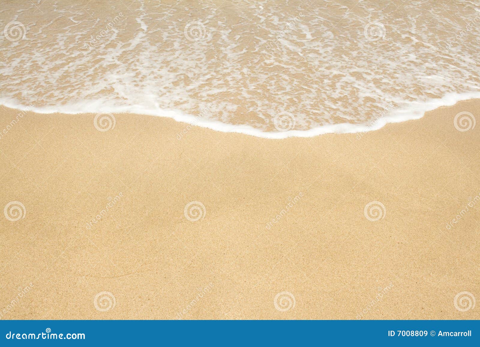 Sand and wave stock image. Image of calm, summer, ocean - 7008809