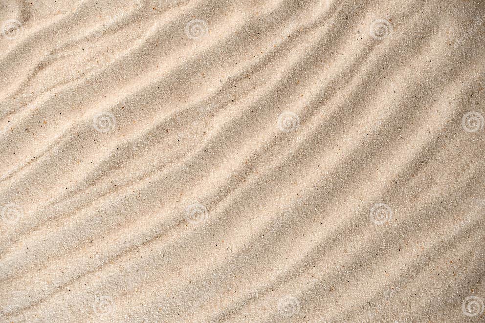 Sand Waves Texture Background. Sand on Beach As Background Stock Photo ...