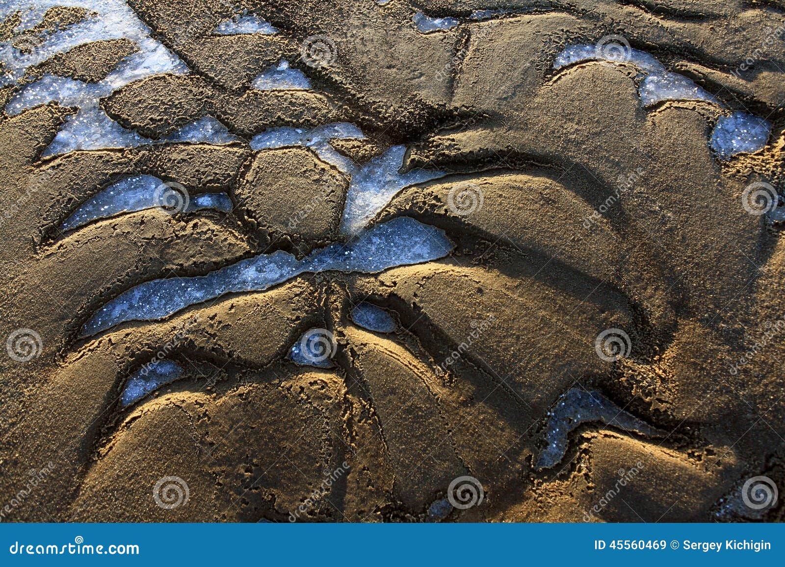 The Texture Of Dry Land Is Cracking Due To A Summer Drought. Crust ...