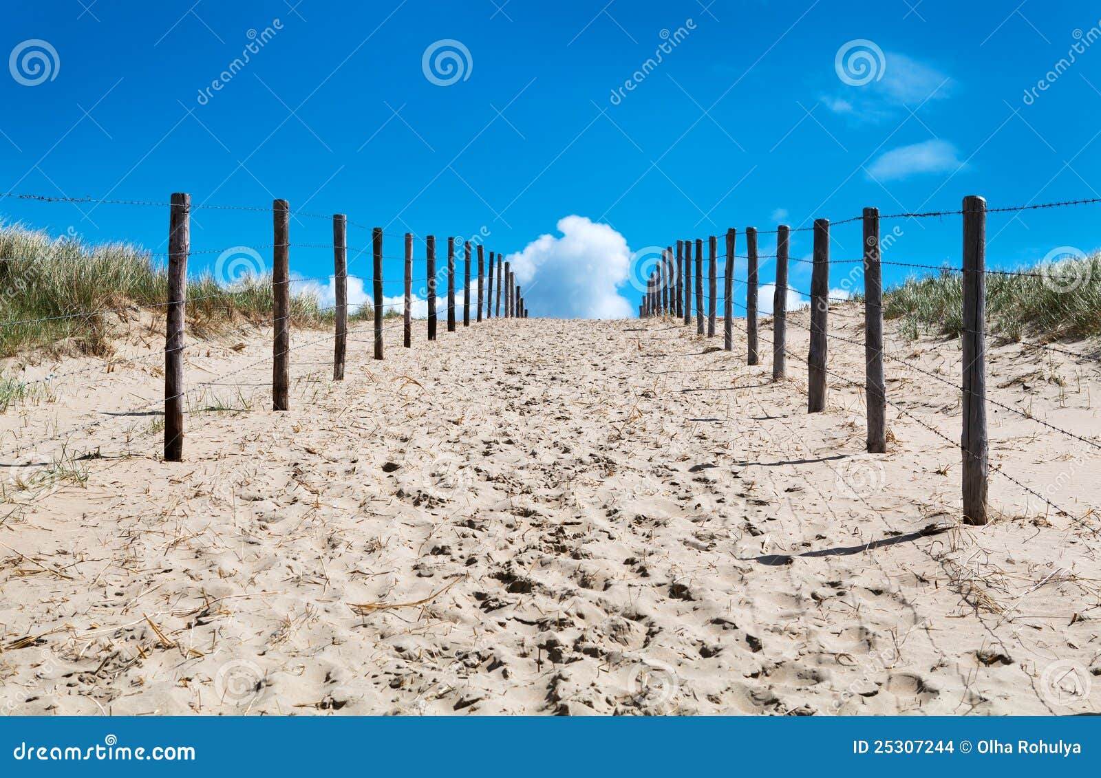 Sand way to the heaven stock photo. Image of outdoors - 25307244