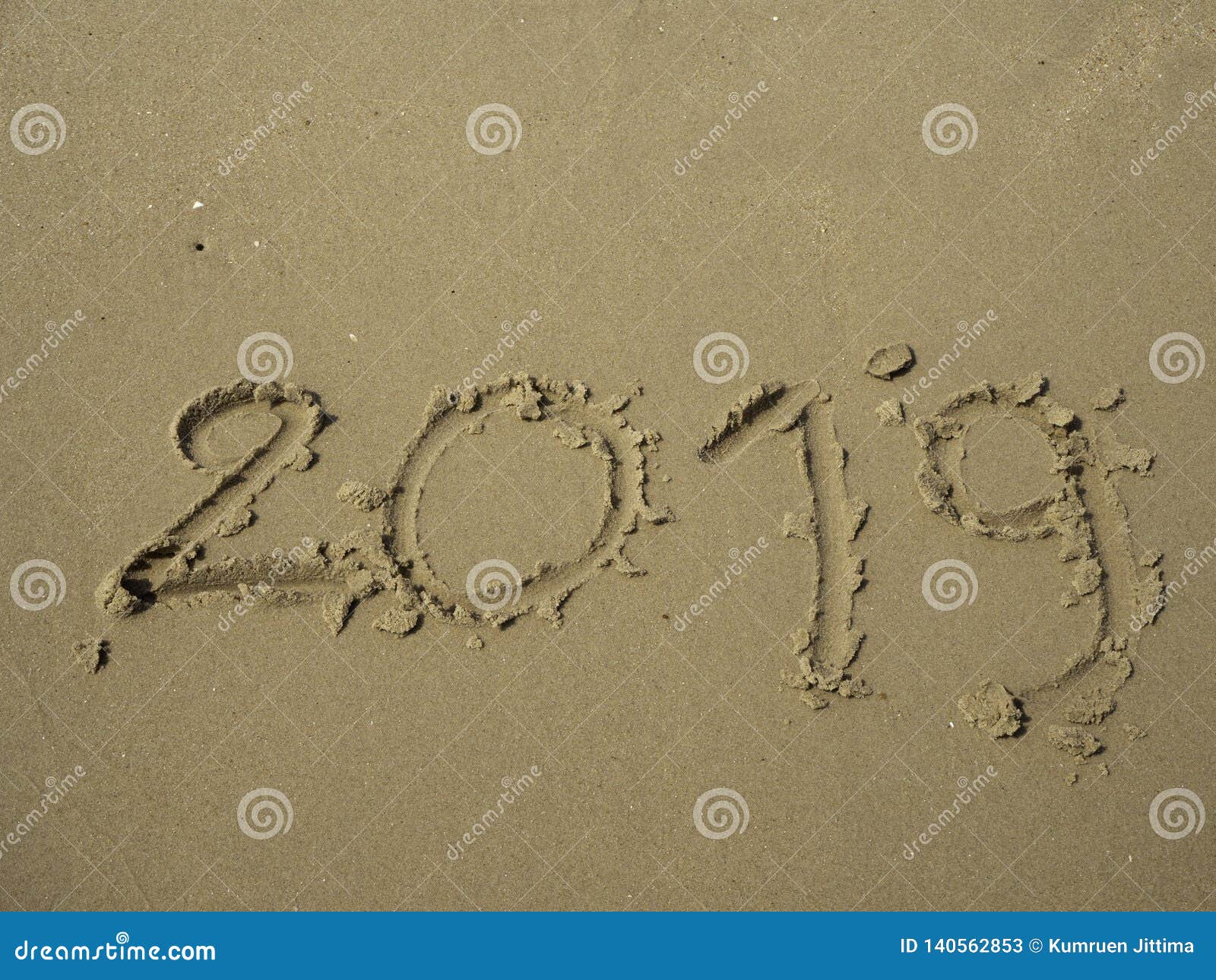 Sand Written Numbers on Beach Stock Image - Image of beach, tourism ...