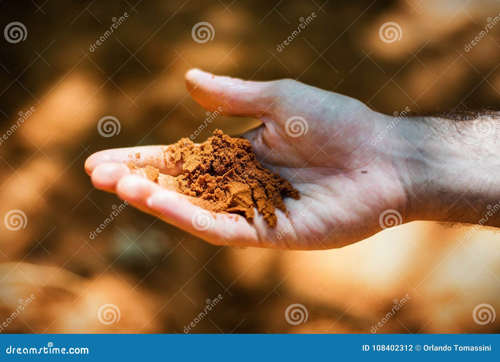 Sand in your hand stock photo. Image of sunlight, holding - 108402312