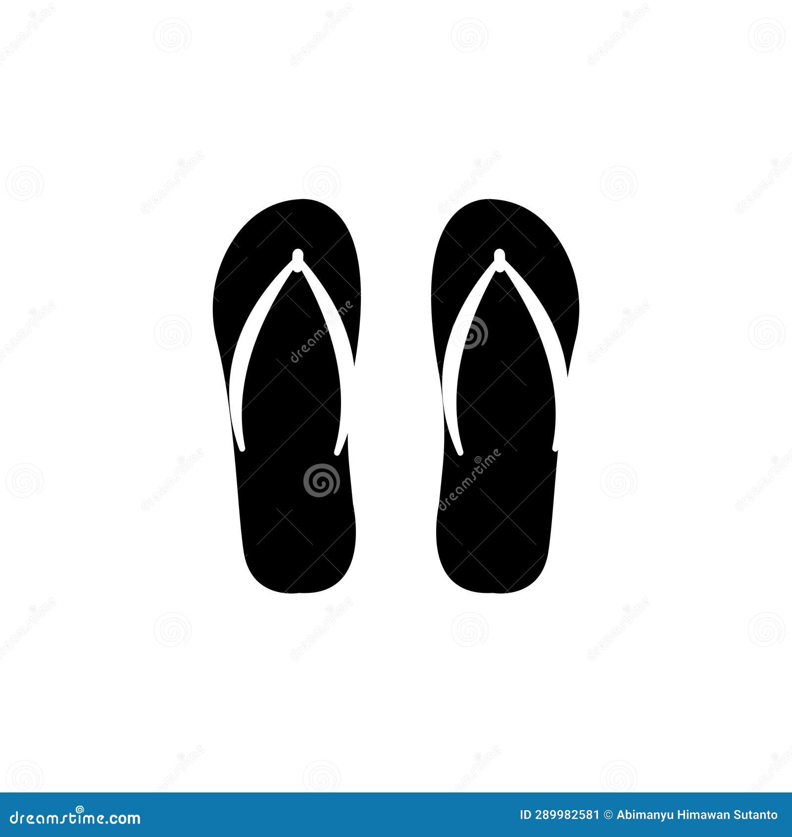 Sandal icon vector stock vector. Illustration of stylish - 289982581