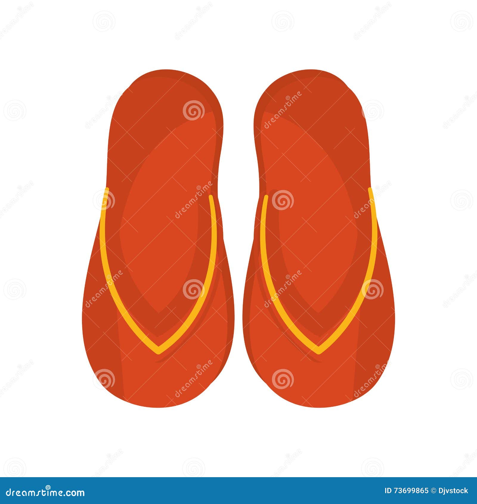 Sandals Icon. Summer Design. Vector Graphic Stock Illustration ...