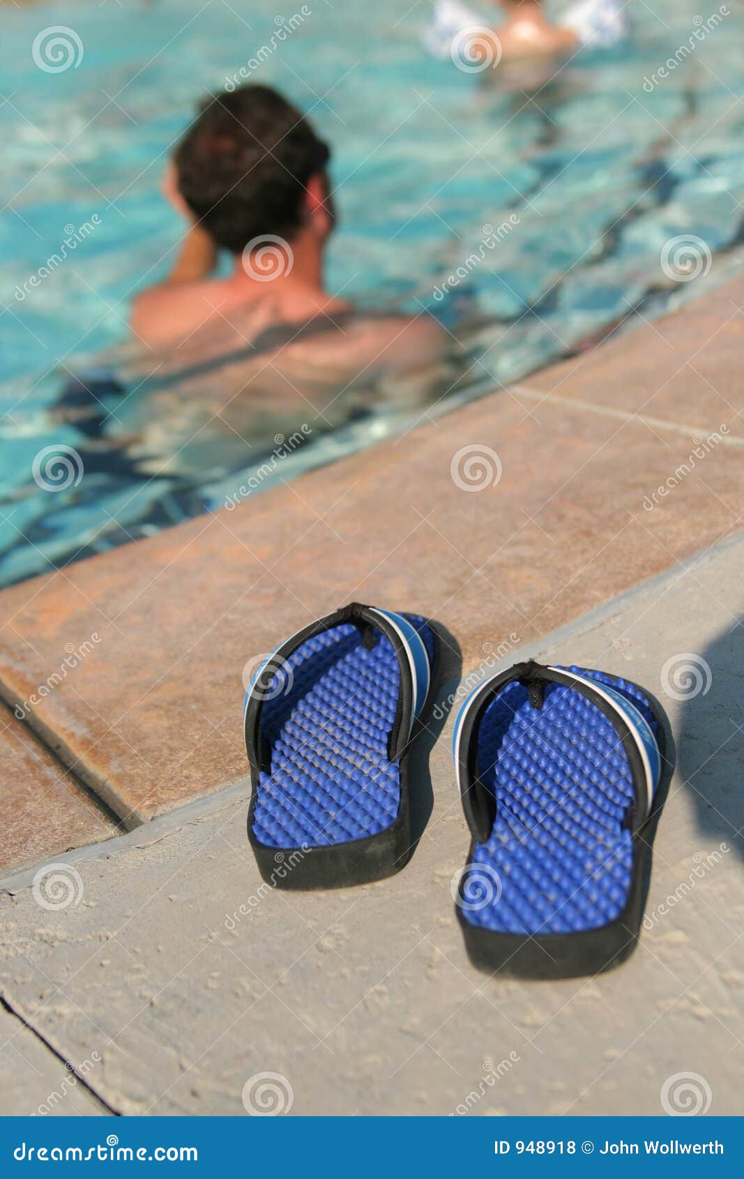 Sandals and pool stock photo. Image of sandal, cool, party - 948918
