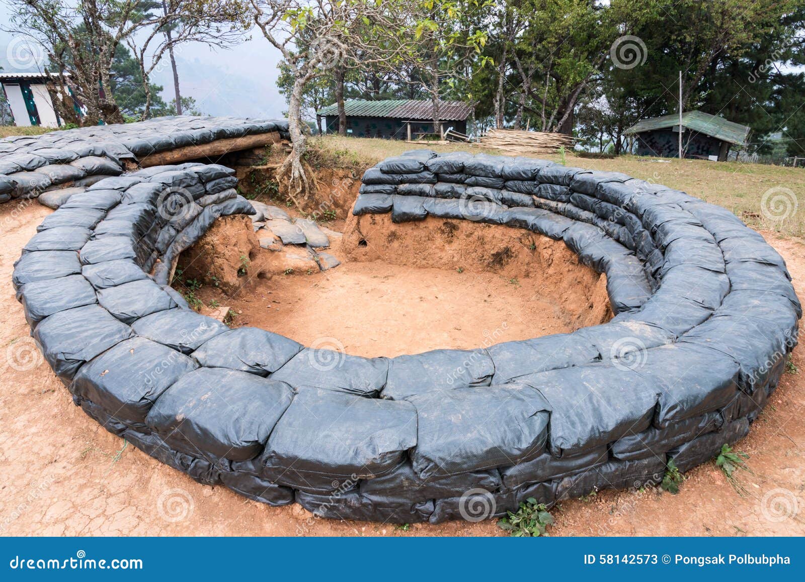 Sandbag bunker stock image. Image of peak, black, sand - 58142573 Sandbag bunker stock image. Image of peak, black, sand - 58142573
