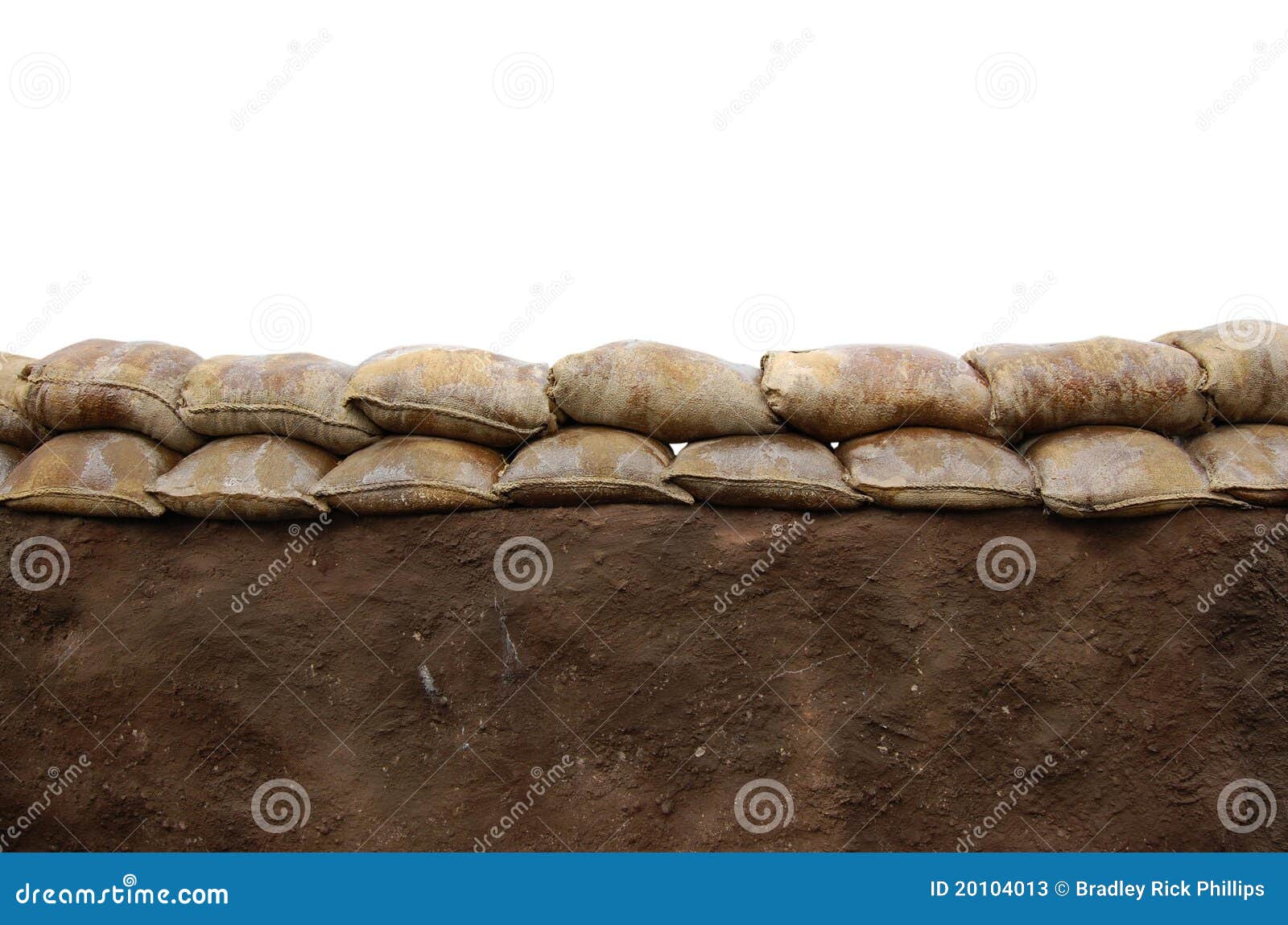 Sandbag wall stock image. Image of stucco, home, wall - 20104013