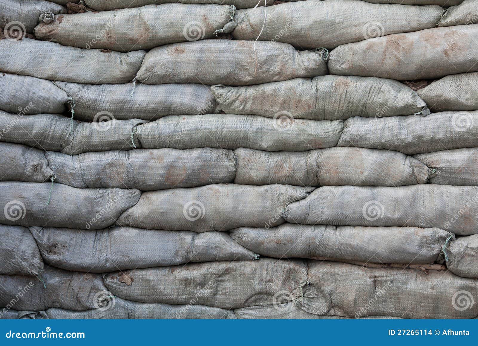 Sandbags for Flood Protection Stock Photo - Image of protect ...