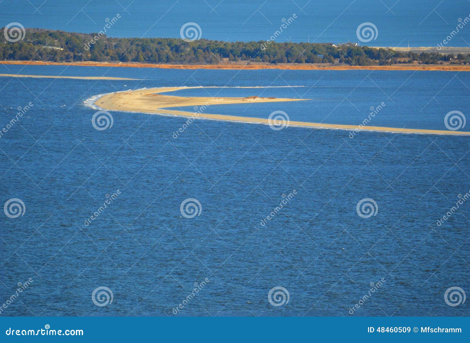 Sandbar stock image. Image of sandbar, surf, water, island - 48460509
