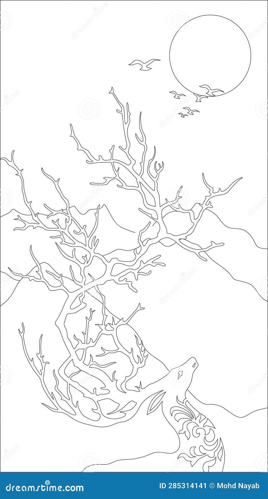 Sandblasting Glass and Mdf Design Pattern Vectors Stock Vector ...