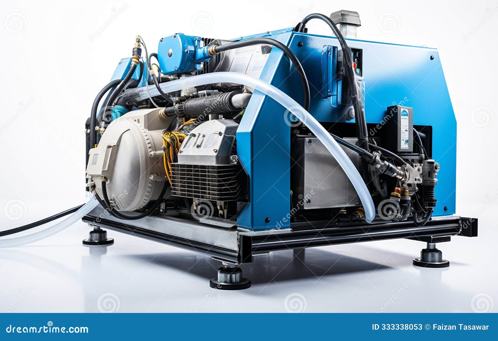 Sandblasting Machine on White Background -Generative Ai Stock ...