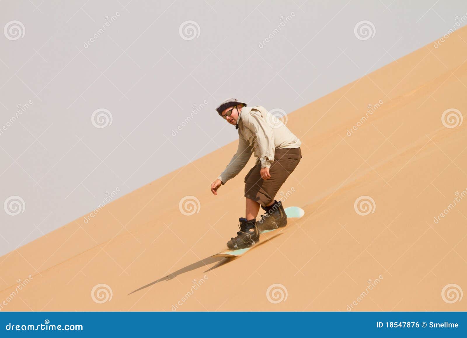 Sandboarding stock photo. Image of africa, contrast, swakopmund - 18547876