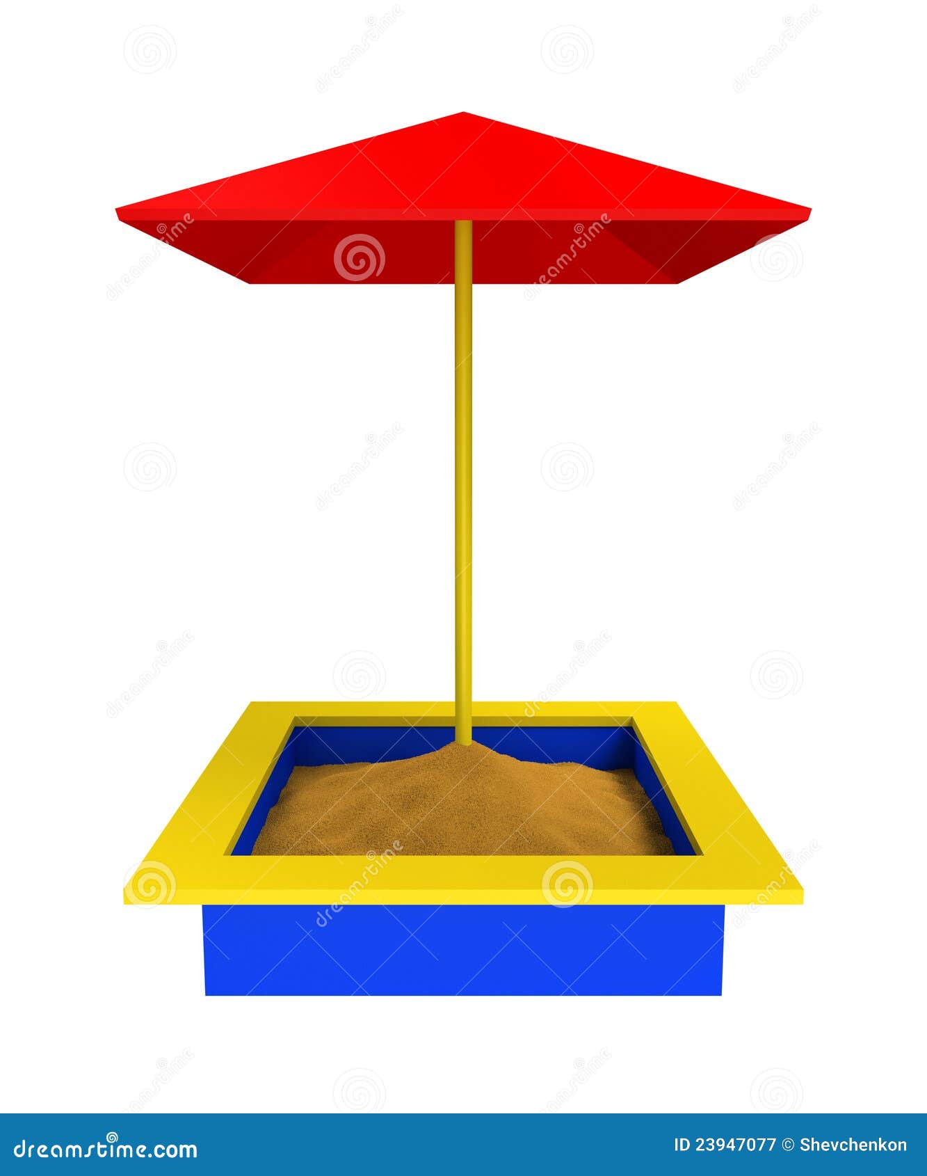 Sandbox stock image. Image of isolated, yellow, sand - 23947077