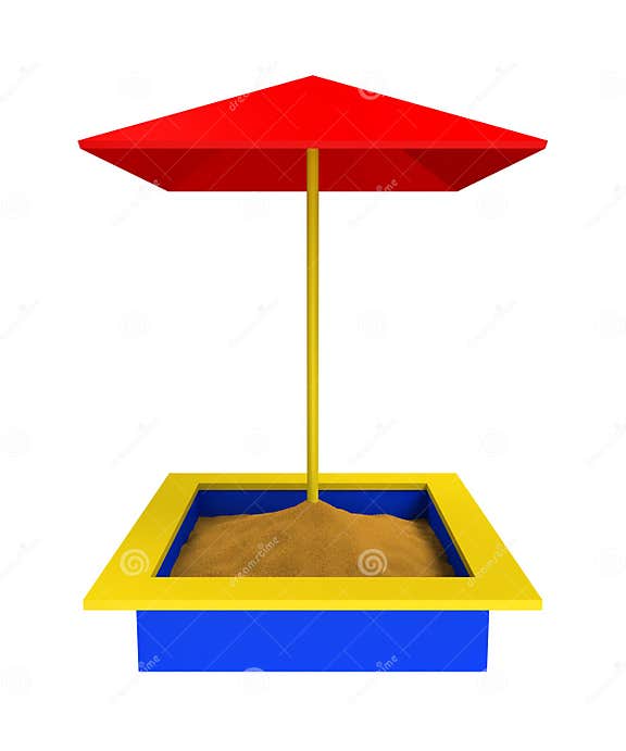 Sandbox stock image. Image of isolated, yellow, sand - 23947077